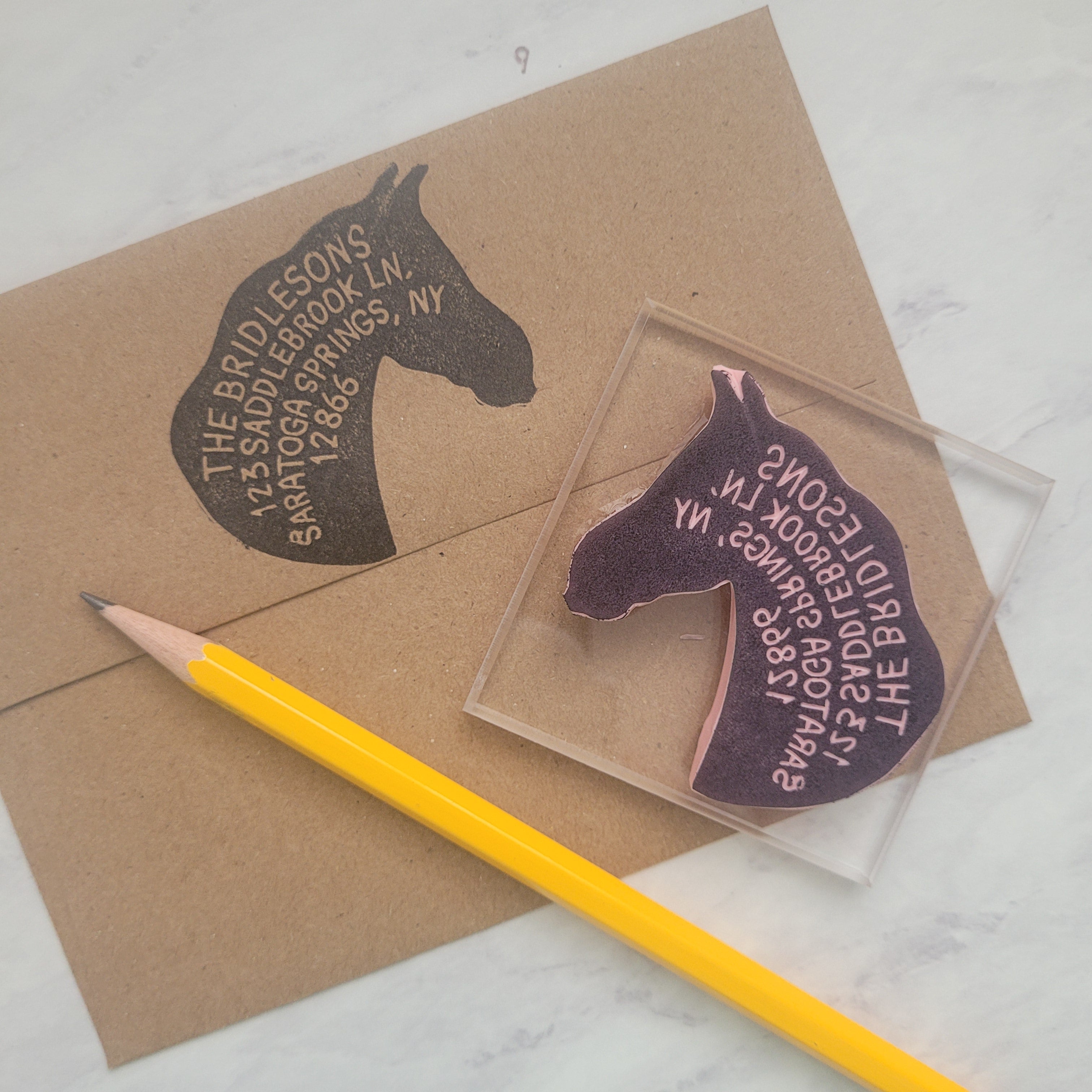 Return Address Horse Stamp | Salt & Paper – Salt and Paper