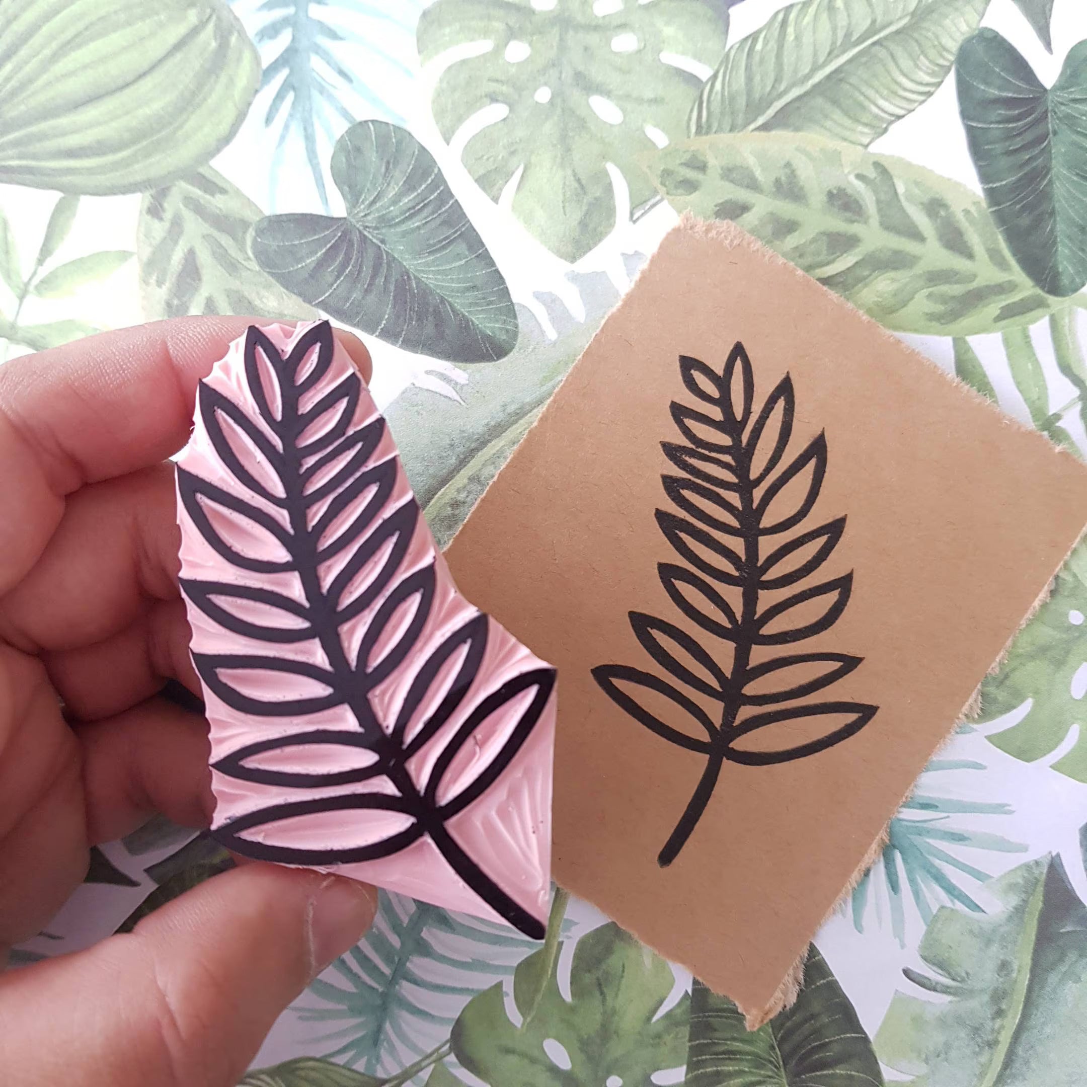 Fern Rubber Stamp | Salt & Paper – Salt and Paper