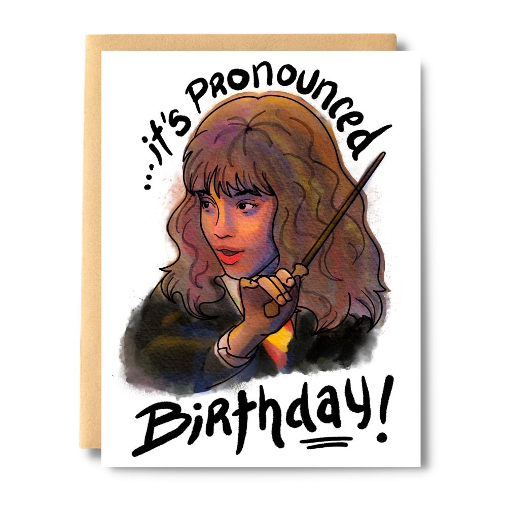 Hermione Birthday Card | Salt & Paper – Salt and Paper