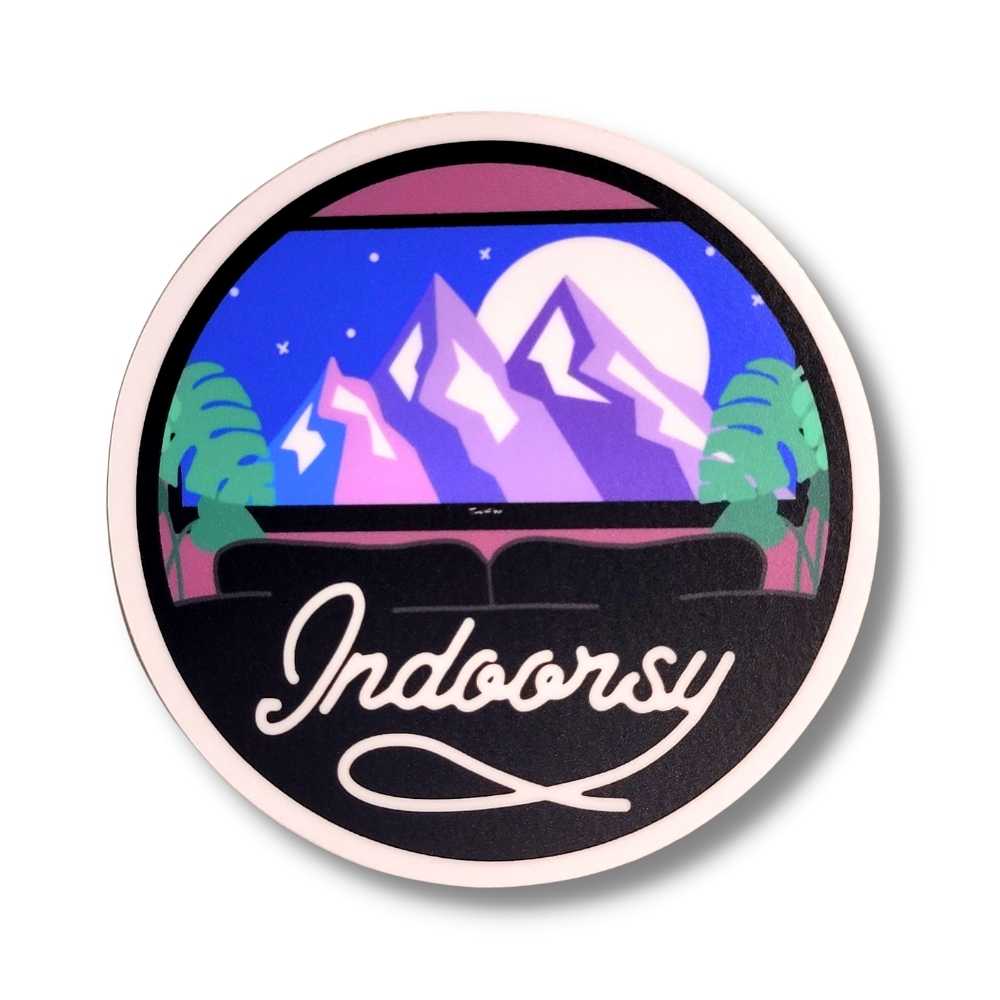 Indoorsy Vinyl Sticker | Salt & Paper – Salt and Paper