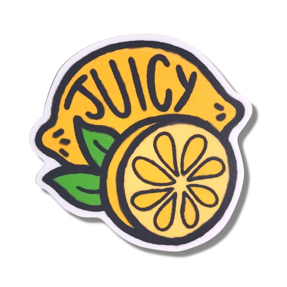 Juicy Lemons Vinyl Sticker | Salt & Paper – Salt and Paper