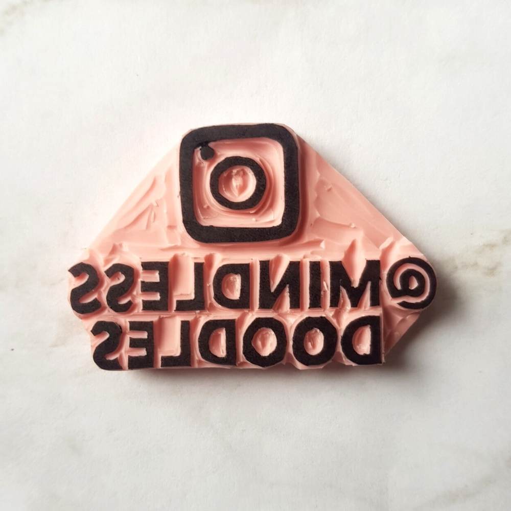 Your Instagram Name Rubber Stamp | Salt & Paper – Salt and Paper